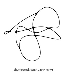 Simple Vector Black Outline Doodle Style Stock Vector (Royalty Free ...