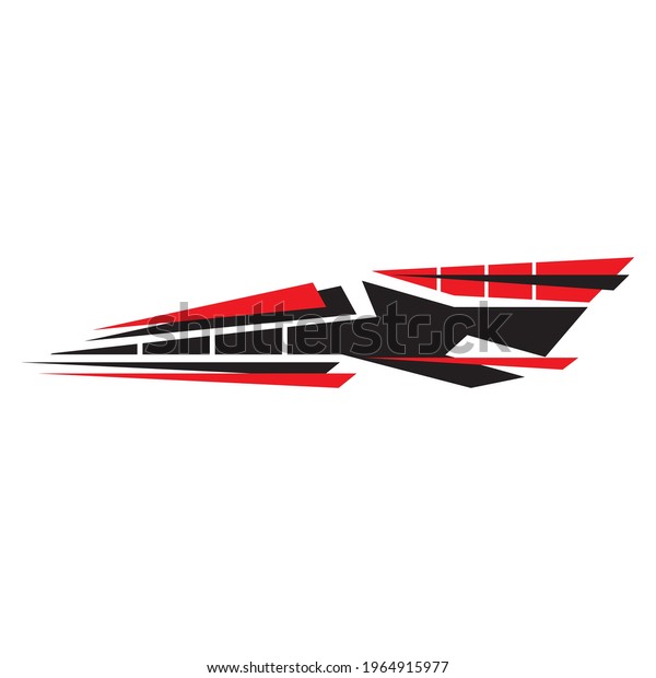 Simple Vector Design Sticker Template Car Stock Vector (Royalty Free ...