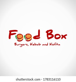 Simple Vector Food Logo Red Color Stock Vector (Royalty Free ...