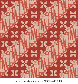 Simple Vector Illustration Batik Letter S Stock Vector (Royalty Free ...