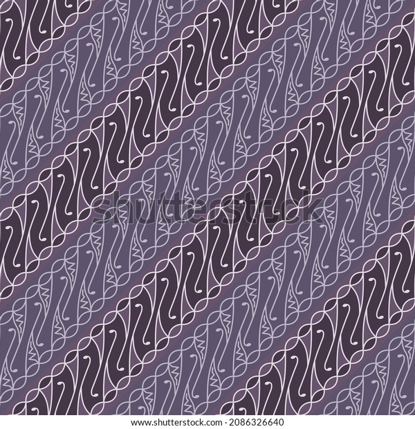 Simple Vector Illustration Batik Letter S Stock Vector (Royalty Free ...