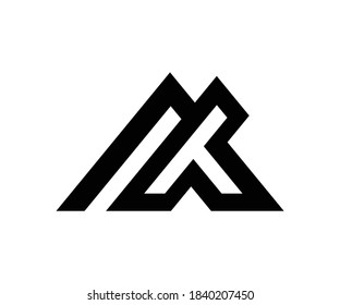 Letter Tp Triangle Monogram Logo Template Stock Vector (Royalty Free ...