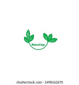 Simple Vector Natural Logo Stock Vector (Royalty Free) 1498162670 ...