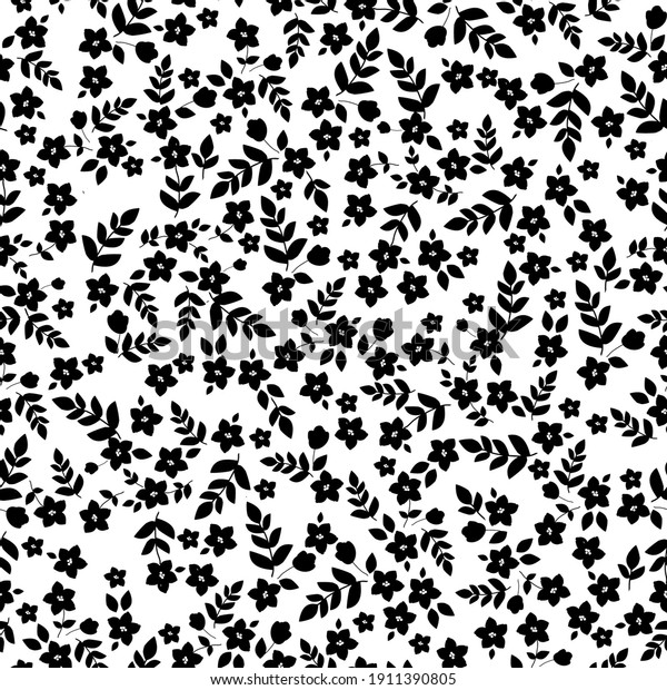 Simple Vintage Pattern White Background Black Stock Vector (Royalty ...