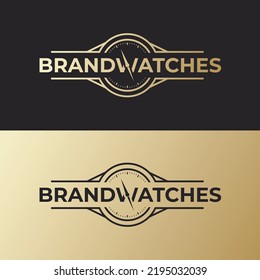 Simple Watches Logo Suitable Any Watches Stock Vector (Royalty Free ...