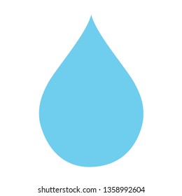 Simple Water Drop Icon Illustration Vector Stock Vector (Royalty Free ...