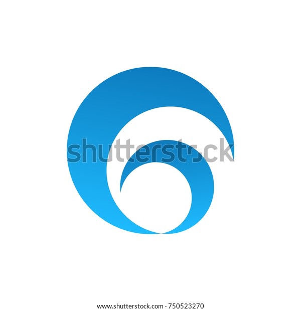 Simple Wave Logo Icon Design Concept Stock Vector (Royalty Free ...