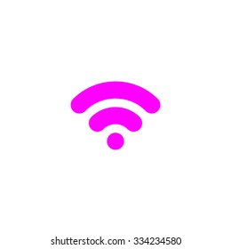 Simple Wifi Network Symbol Pink Icon 스톡 일러스트 337484375 | Shutterstock
