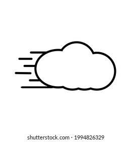 Simple Windy Weather Icon Logo Vector Stock Vector (Royalty Free ...