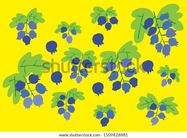 Simplified Image Fruit Illustration Patterns Using Stock Vector ...