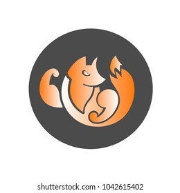 Simply Fox Logovector Fox Stock Vector (Royalty Free) 1042615402 ...