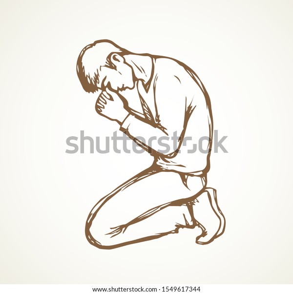 2,580 Kneel Drawing Images, Stock Photos & Vectors | Shutterstock