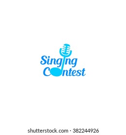 Singing Contest Logo Design Template Vector Stock Vector (Royalty Free ...