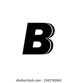 Single B Letter Logo Stock Vector (Royalty Free) 1342742063 | Shutterstock