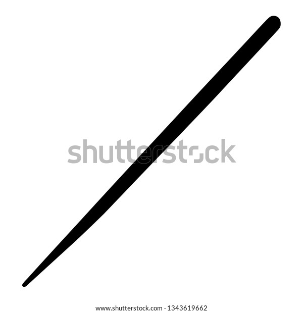 Single Chopstick Clipart Stock Vector (Royalty Free) 1343619662 ...