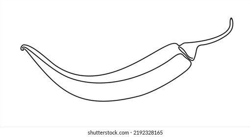 2,342 Chilli Line Drawing Images, Stock Photos & Vectors | Shutterstock