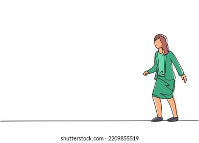 Single Continuous Line Drawing Young Female Stock Vector (Royalty Free ...