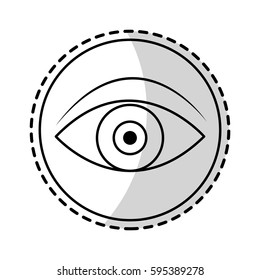 Single Eye Icon Image Stock Vector (Royalty Free) 595389278 | Shutterstock