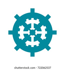 Single Gear Icon Image Stock Vector (Royalty Free) 722062537 | Shutterstock