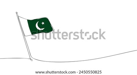 Pakistan Flag Drawing | Free download on ClipArtMag