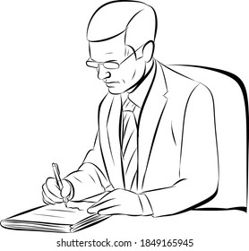 Single Line Human Drawings Black White Stock Vector (Royalty Free ...