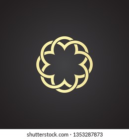 Single Motif Vector Illustration Stock Vector (Royalty Free) 1353287873