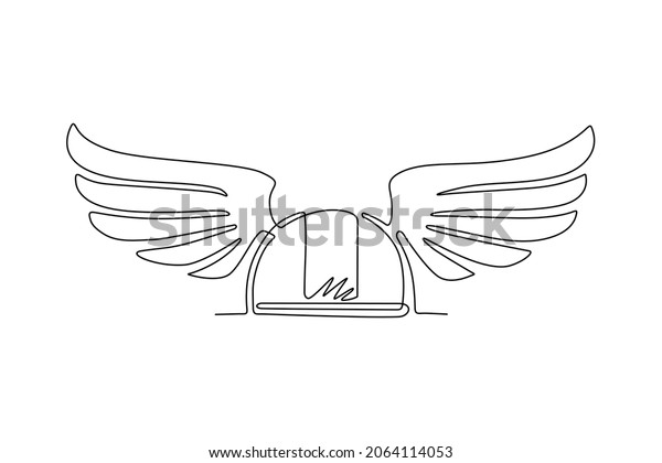 Single One Line Drawing Gaul Gaelic Stock Vector (Royalty Free) 2064114053