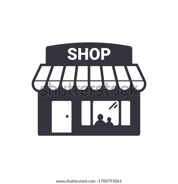Single Shop Store Supermarket Vector Icons Stock Vector (Royalty Free ...