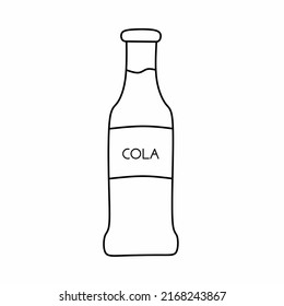 Single Soda Cola Drink Line Icon Stock Vector (Royalty Free) 2168243867 ...