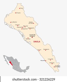 Sinola Map Stock Vector (Royalty Free) 321226229 | Shutterstock