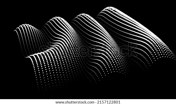 La fórmula sinusoidal distorsiona la onda: vector de stock (libre de ...