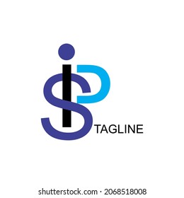Sip Letter Logo Vector Free Design Stock Vector (Royalty Free ...
