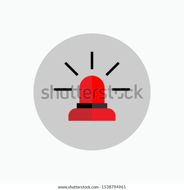 Sirene Icon Vector Sign Symbol Design Stock Vector (Royalty Free ...
