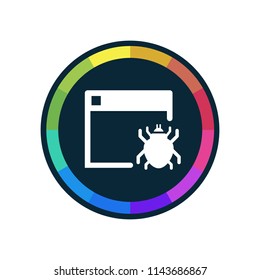 Site Bug App Icon Stock Vector (Royalty Free) 1143686867 | Shutterstock