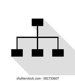 Site Map Sign Black Icon Flat Stock Vector (Royalty Free) 581733607 ...