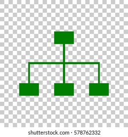 Site Map Sign Dark Green Icon Stock Vector (Royalty Free) 578762332 ...