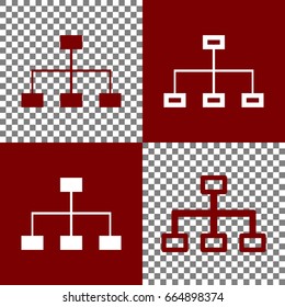 Site Map Sign Vector Bordo White Stock Vector (Royalty Free) 664898374