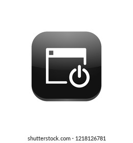 Site Power App Icon Stock Vector (Royalty Free) 1210001050