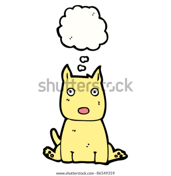 Sitting Dog Cartoon Stock Vector (Royalty Free) 86549359 | Shutterstock