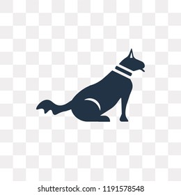 Sitting Dog Vector Icon Isolated On Stock Vector (Royalty Free) 1191578548