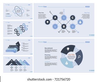 Six Analytics Slide Templates Set Stock Vector (Royalty Free) 721756720
