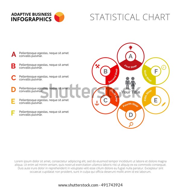 Six Branches Hexagon Diagram Template Stock Vector (Royalty Free ...