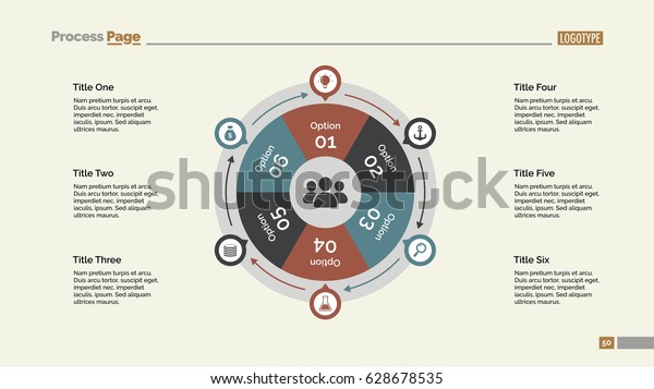Six Options Cycle Slide Template Stock Vector (Royalty Free) 628678535 ... Six Options Cycle Slide Template Stock Vector (Royalty Free) 628678535 ...