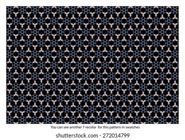 Six Fold Stars Pattern Islamic Style Stock Vector (Royalty Free ...