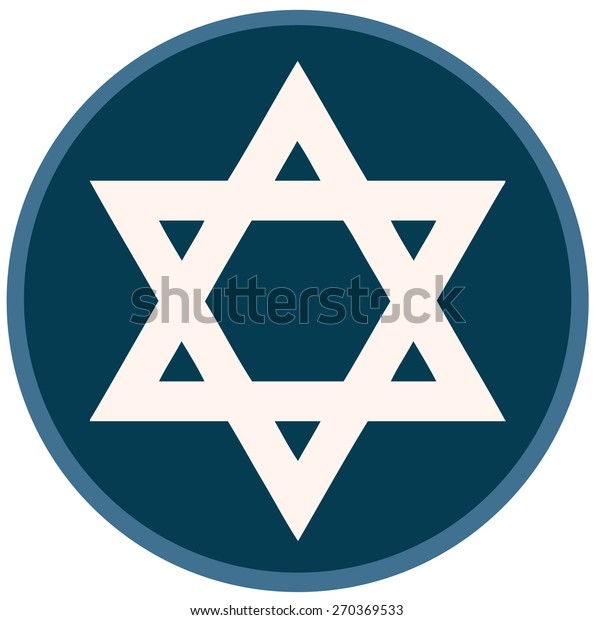 Six Pointed Round Star Sign Vector Stock Vector (Royalty Free ...