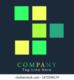 Six Square Logo Different Color Stock Vector (Royalty Free) 1472598179 ...