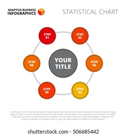 Six Step Diagram Template: vector de stock (libre de regalías ...
