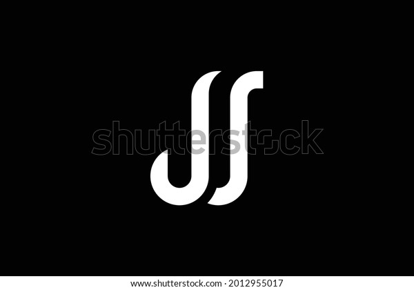 Sj Letter Logo Design On Luxury Stock Vector (Royalty Free) 2012955017 ...