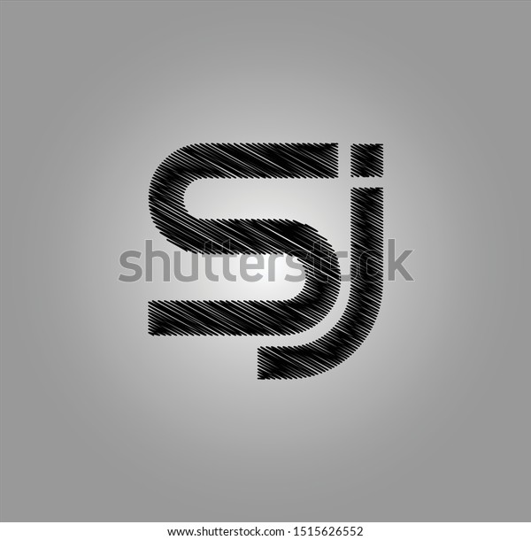 Sj Letter Logo Icon Design Stock Vector (Royalty Free) 1515626552 ...