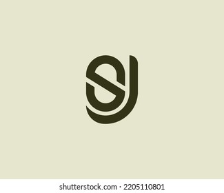 Sj Logo Design Vector Template Stock Vector (Royalty Free) 2205110801 ...
